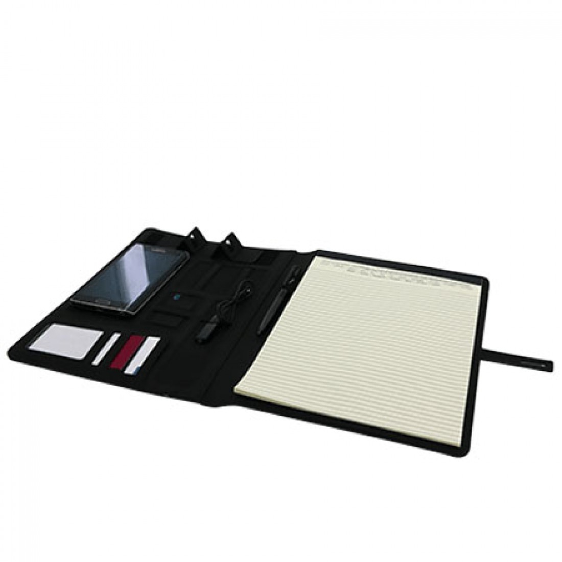 Bloc Note EN SIMILI CUIR AVEC POWERBANK